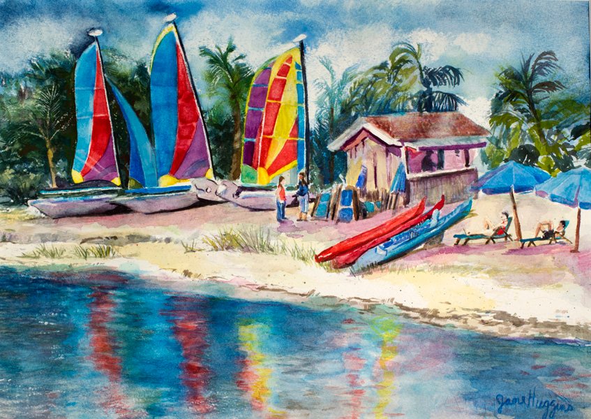 Places Sold – Watercolors by Jane Huggins